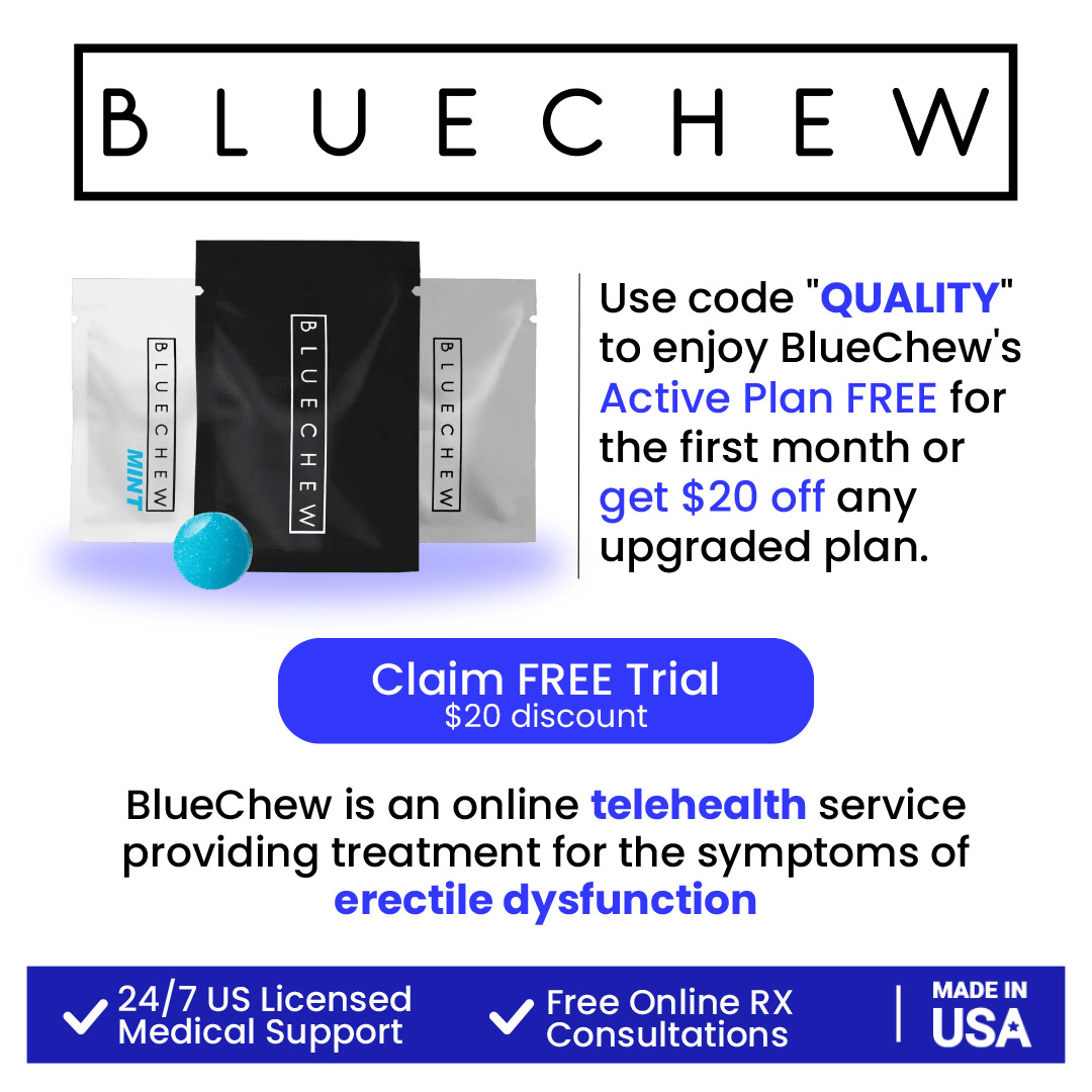 Bluechew Free Trial & Coupons: Grab Your Deal | Farr Institute | Farr ...